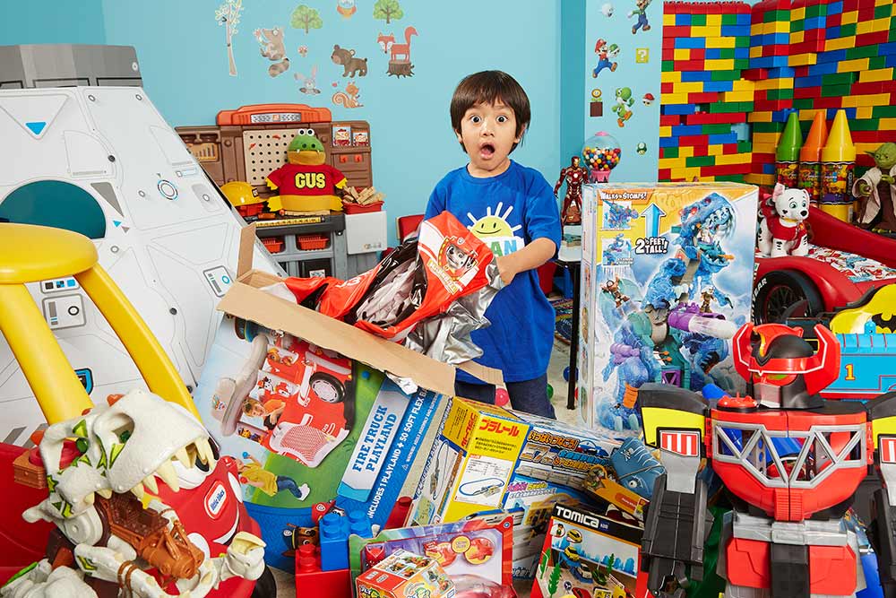 The six-year-old star of Ryan ToysReview has set a YouTube world record ...