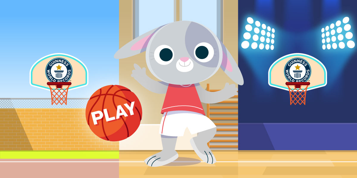 Bini the basketball-playing bunny hops into the record books | Guinness ...