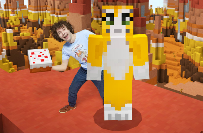 YouTube star Stampy Cat sets new Minecraft cake record! | Guinness ...