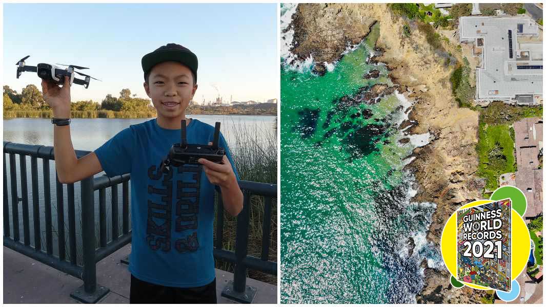 Young drone cartographer puts record-breaking on the map 🗺️🧭 | Guinness ...