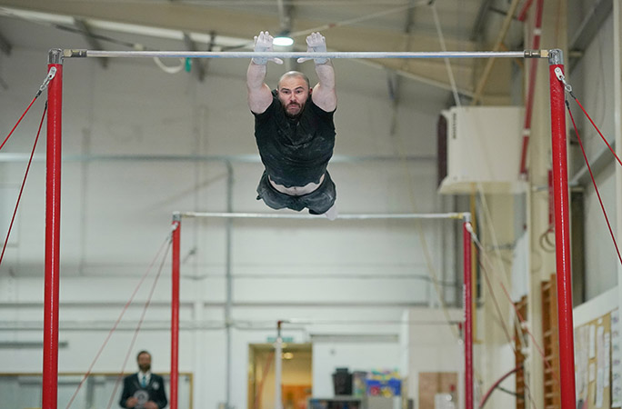 Gymnast Ash Watson does epic flying backflip to break record | Guinness ...
