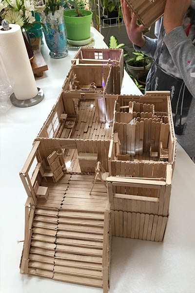 12-year-old boy constructs the world’s tallest popsicle stick structure ...