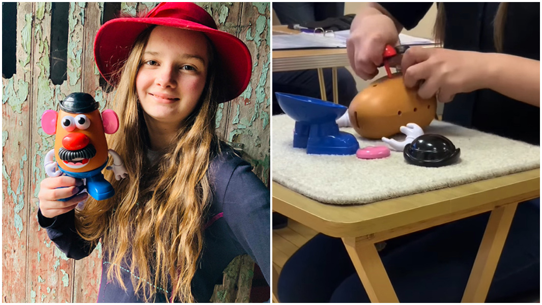 British girl assembles Mr. Potato Head in fastest time ever | Guinness ...