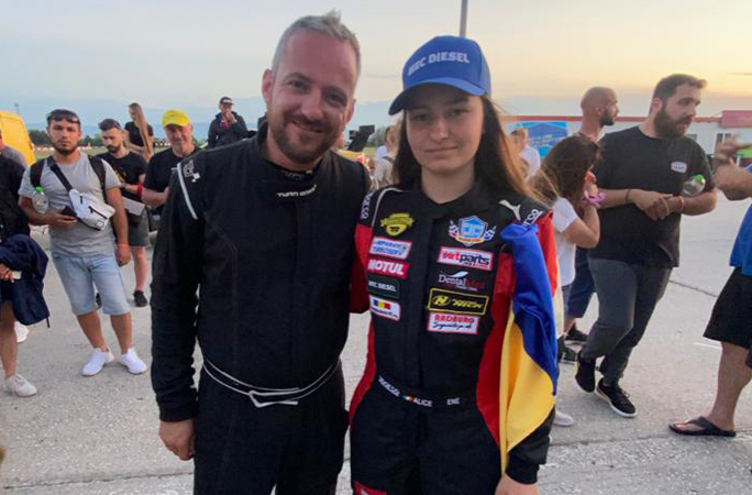 Teenage driver Alice Ene zooms around track to become "Drift Queen ...