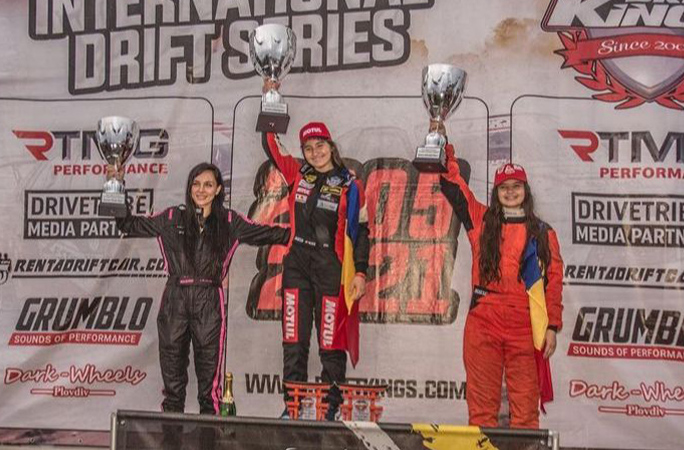 Teenage driver Alice Ene zooms around track to become "Drift Queen ...