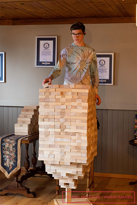 Auldin's record-breaking Jenga story inspired a CHRISTMAS MOVIE ...