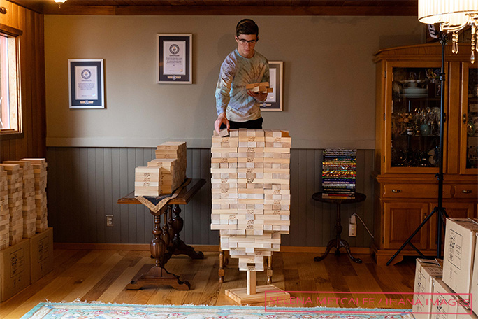 Auldin's record-breaking Jenga story inspired a CHRISTMAS MOVIE ...