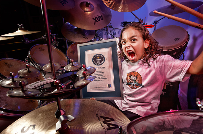 Meet the world’s YOUNGEST DRUMMER | Guinness World Records