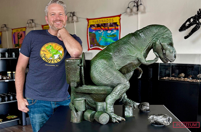 Welcome to the Poozeum... a museum of fossilized POO | Guinness World ...