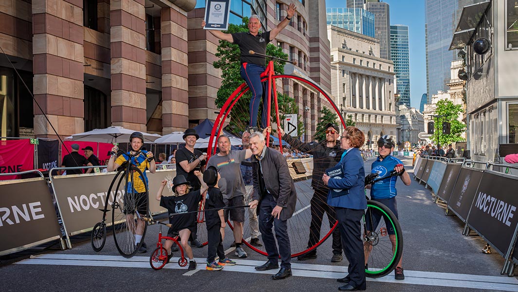 These wacky bikes look impossible to ride, but two record-breaking kids ...