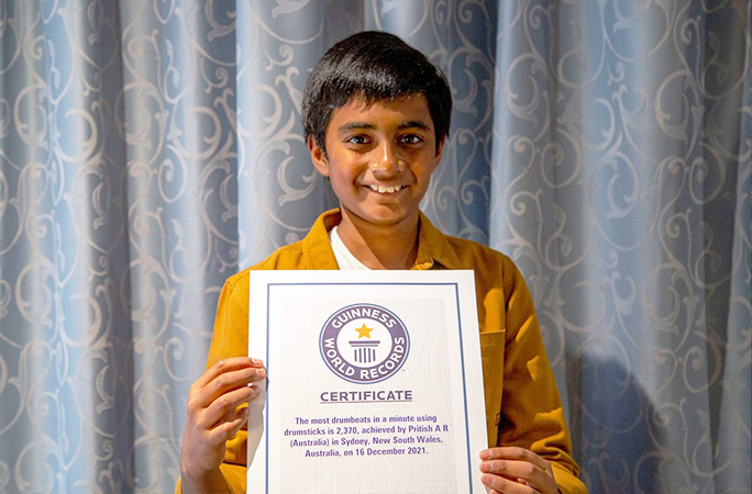 Young Achievers - Pritish A R | Guinness World Records